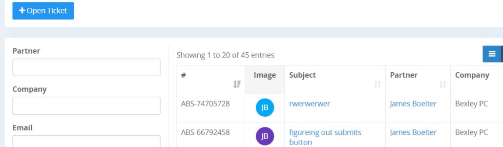 New Ticketing System